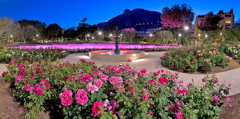 Twilight and night views of the Principality of Monaco - Monaco Nature ...